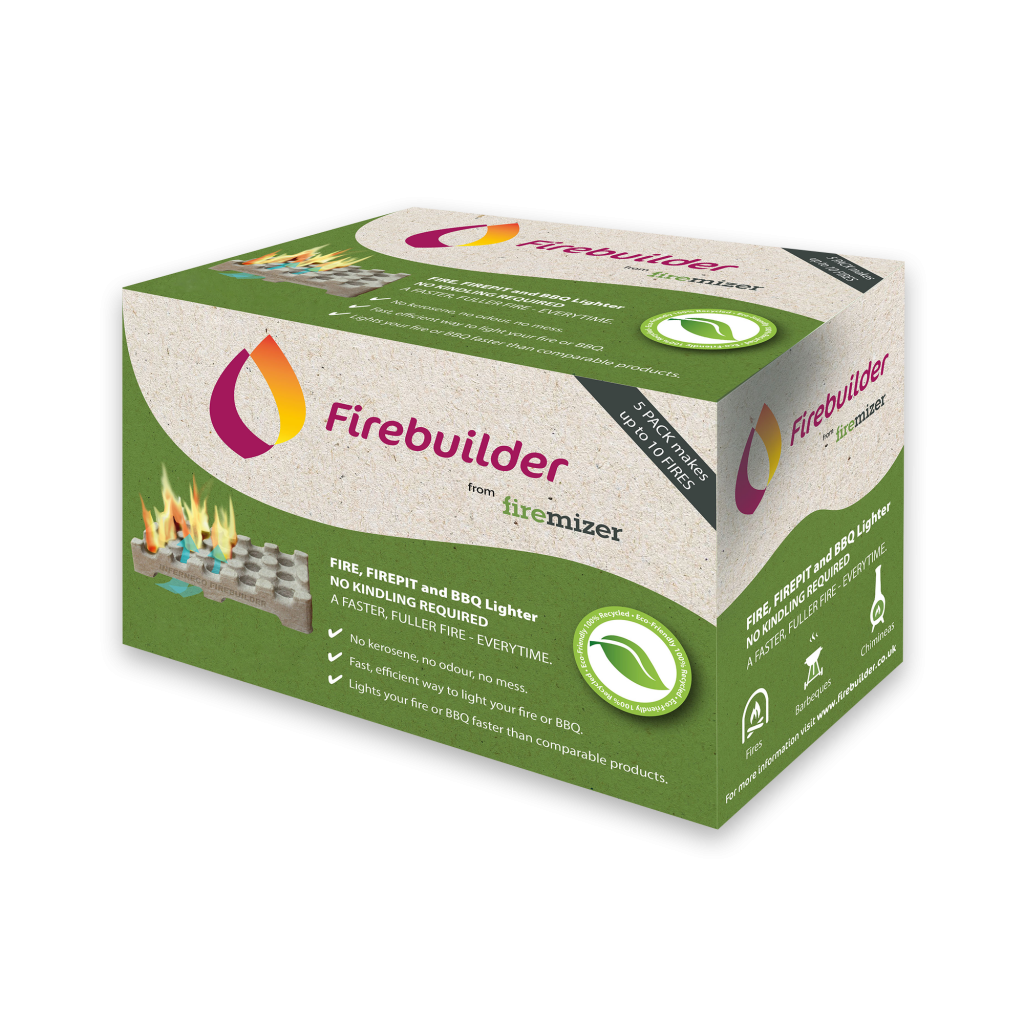 Firemizer - Buy Firebuilder - Firelighter & Kindling in one!